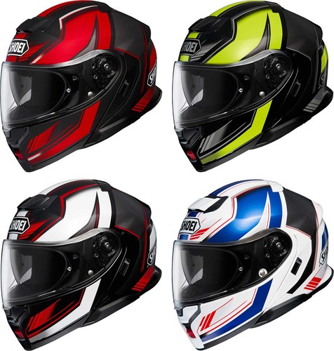 Shoei Neotec 3 Grasp Modular Helmet - Black/Hi-Vis/Grey - TC-3 - XS ...
