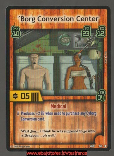 Borg Conversion Center [2020 Edition] Cyberpunk CCG | eBay