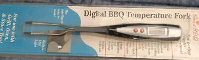 Smart BBQ Digital BBQ Temperature Fork with LED light Digital Reader ...