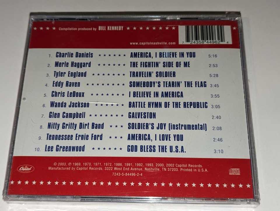 *NEW/SEALED* Let Freedom Sing CD Compilation Lee Greenwood/Merle ...