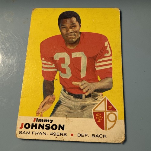 1969 Topps Jimmy Johnson Football Card #113 San Francisco Giants | eBay