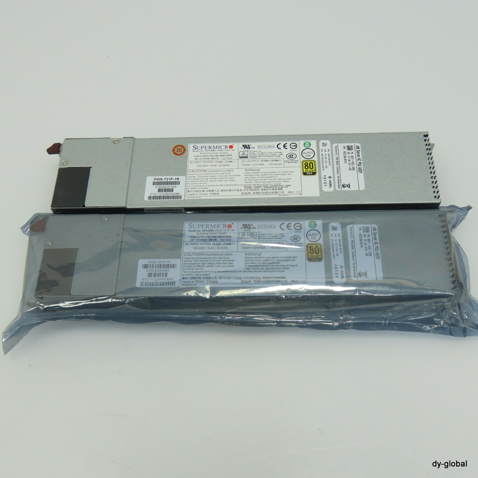 ASML SUPERMICRO Used 4022.654.90161, PWS-721P-1R, 6001-1433-2600 ELEC-I ...
