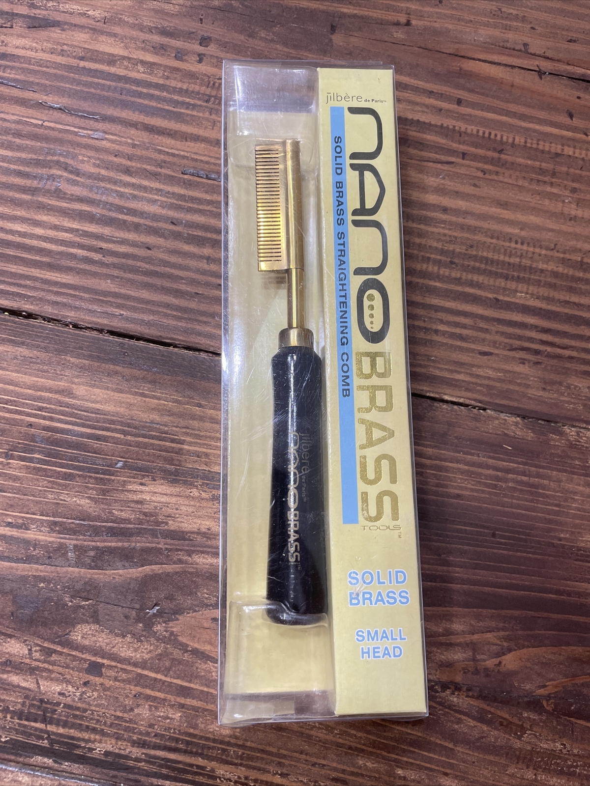 Jilbere de Paris Nano Brass Professional Solid Brass Straightening Comb ...