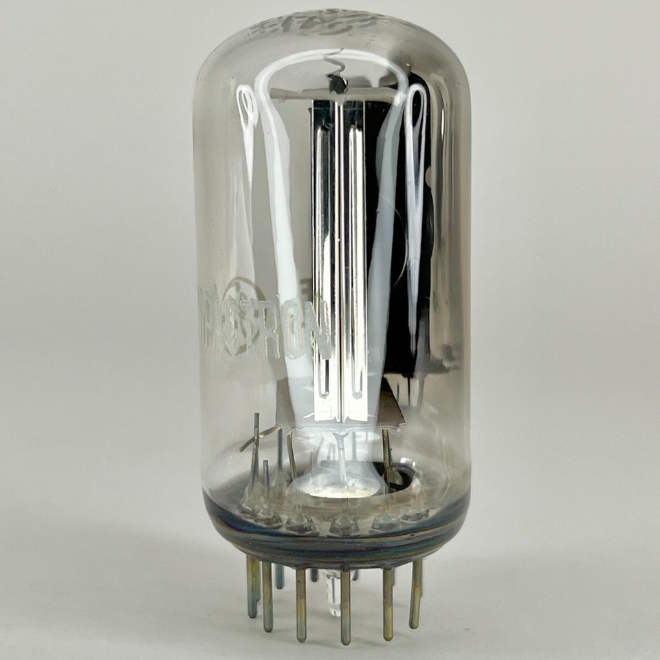 (1) Tested GE 6AX3 Compactron Tube with Box Date Code JF Half Wave ...