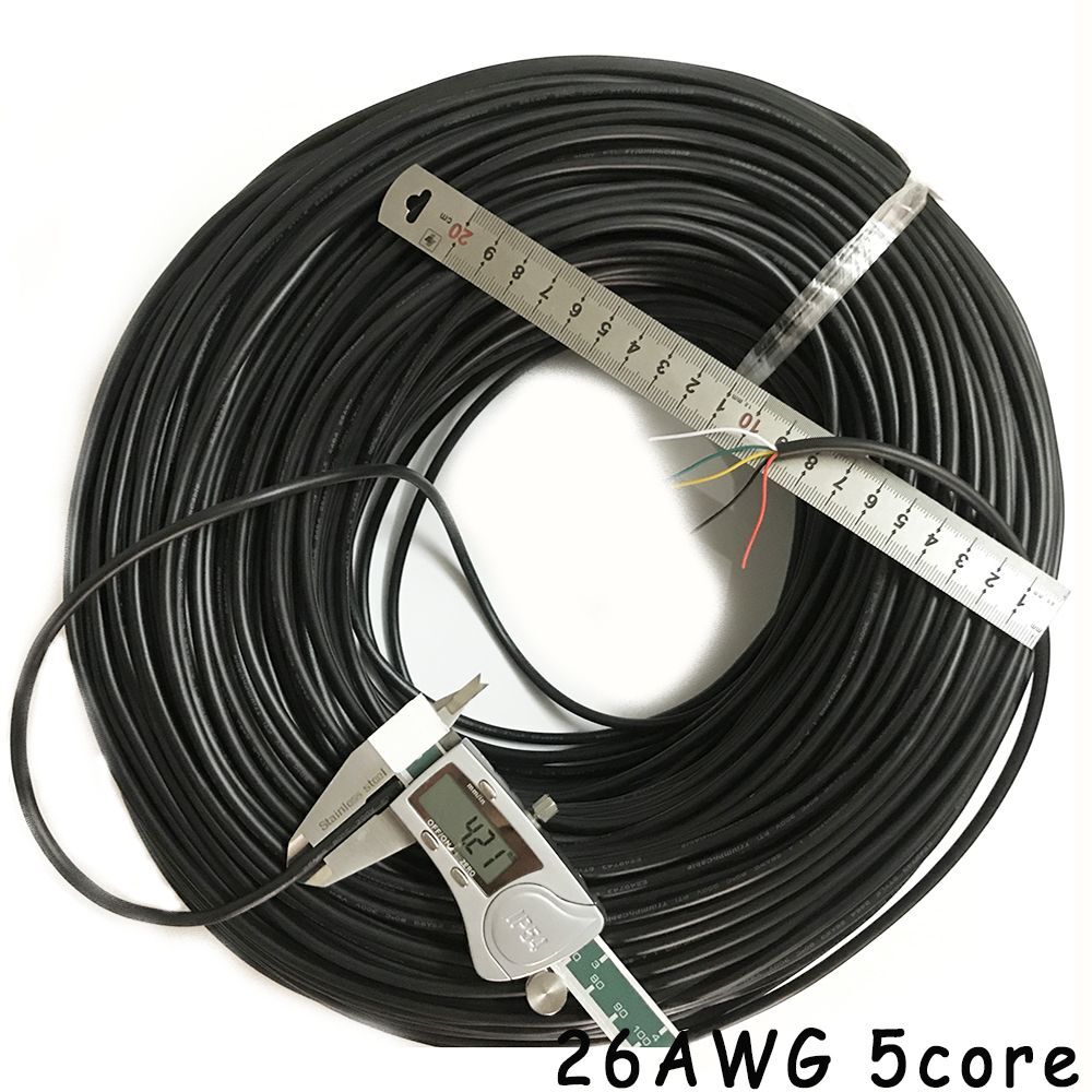 Tin Plated Sheathed Wire 26AWG 28AWG 2 to 10 Core Power Signal Control ...
