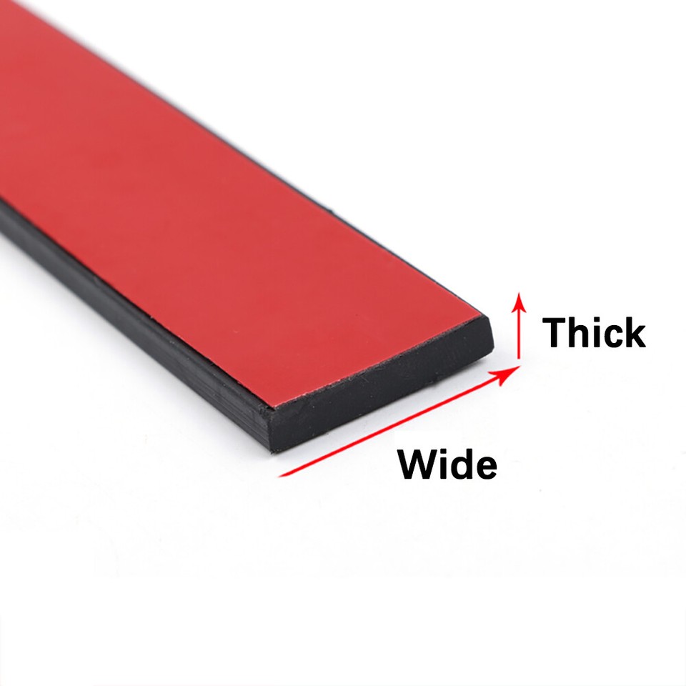Self Adhesive Rubber Strip Pads Adhesive Backed Solid Seals Gasket ...