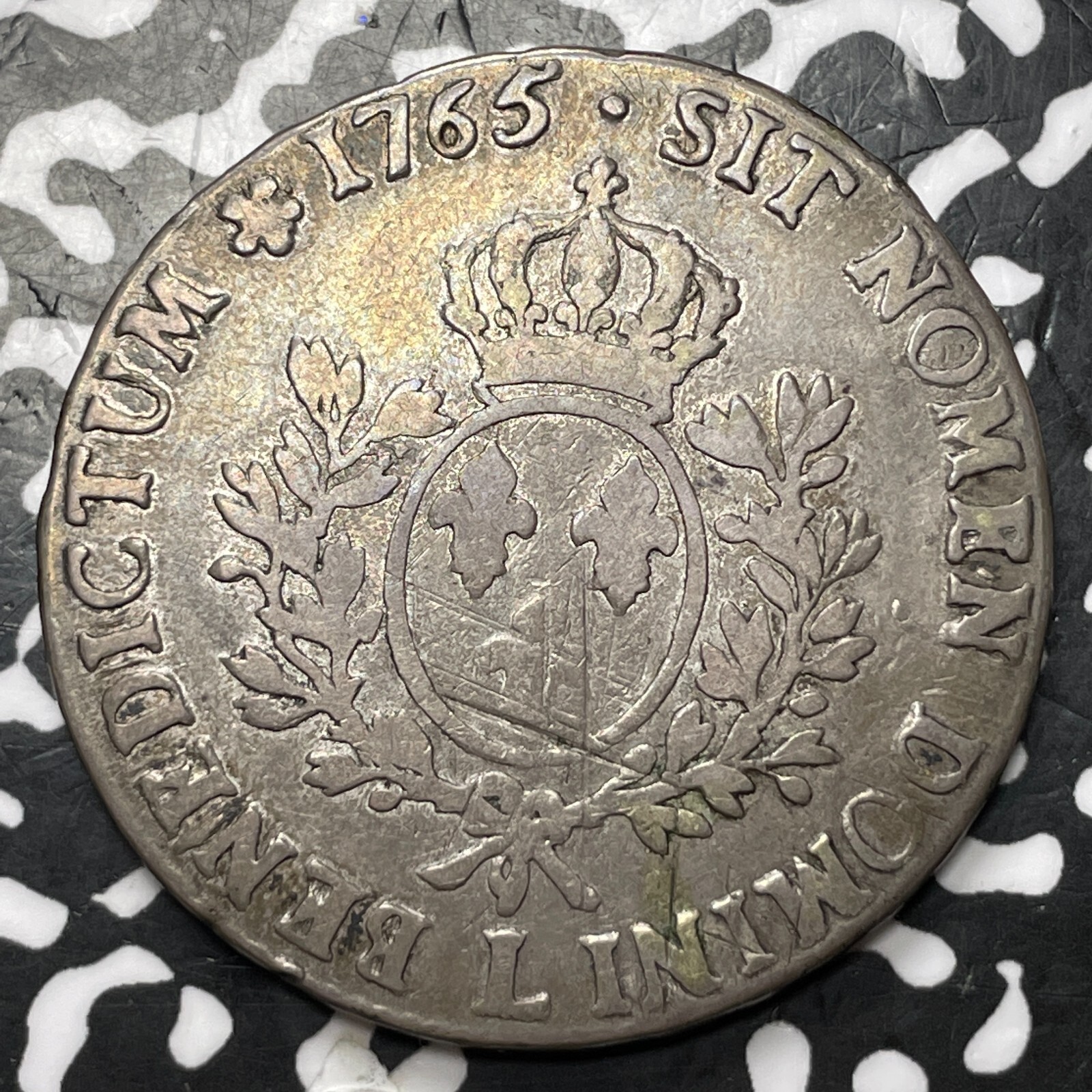 1765-L France 1 Ecu Lot#JM7728 Large Silver Coin! | eBay