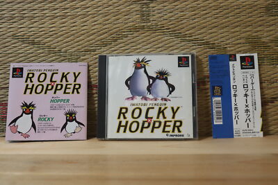 ROCKY HOPPER w/spine Iwatobi Penguin Japan Playstation 1 PS1 VG! | eBay
