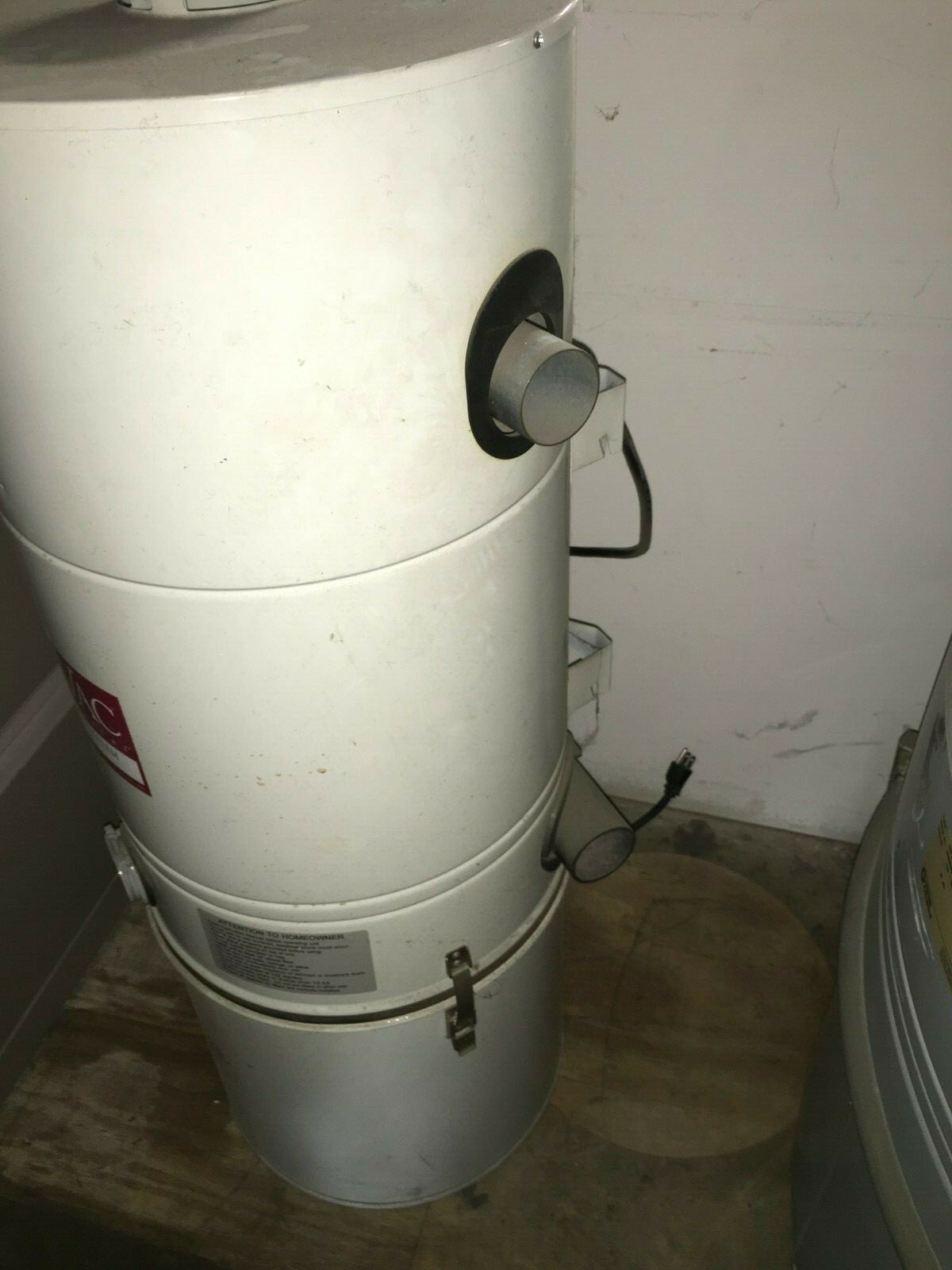 Red Series AirVac Central Vacuum DIRT CANNISTER 0046034883905 | eBay