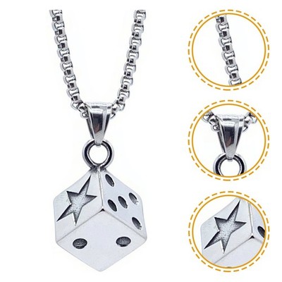Dice Necklace Male Necklace Women Neck Chain Cool Neck Jewelry | eBay ...