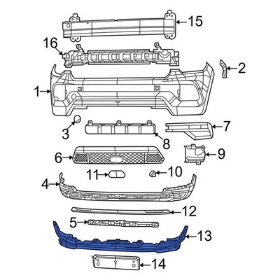 For Jeep Compass 2022-2025 Jeep 68437028AA Front Radiator Support Air ...