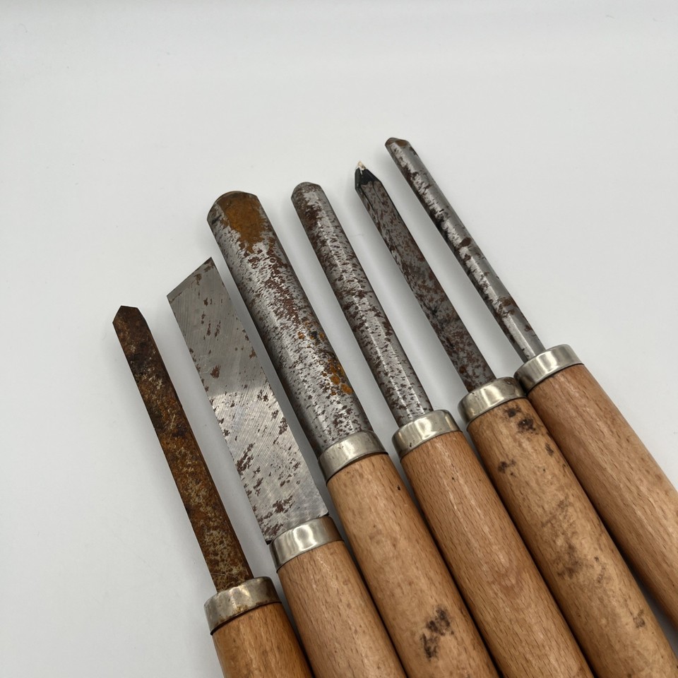 6- Windsor Design Brand Skew Lathe Chisel Tools 14" long wood working ...