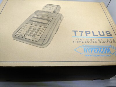 Hypercom T7Plus POS Credit Card Machine Terminal with OEM Power Supply ...