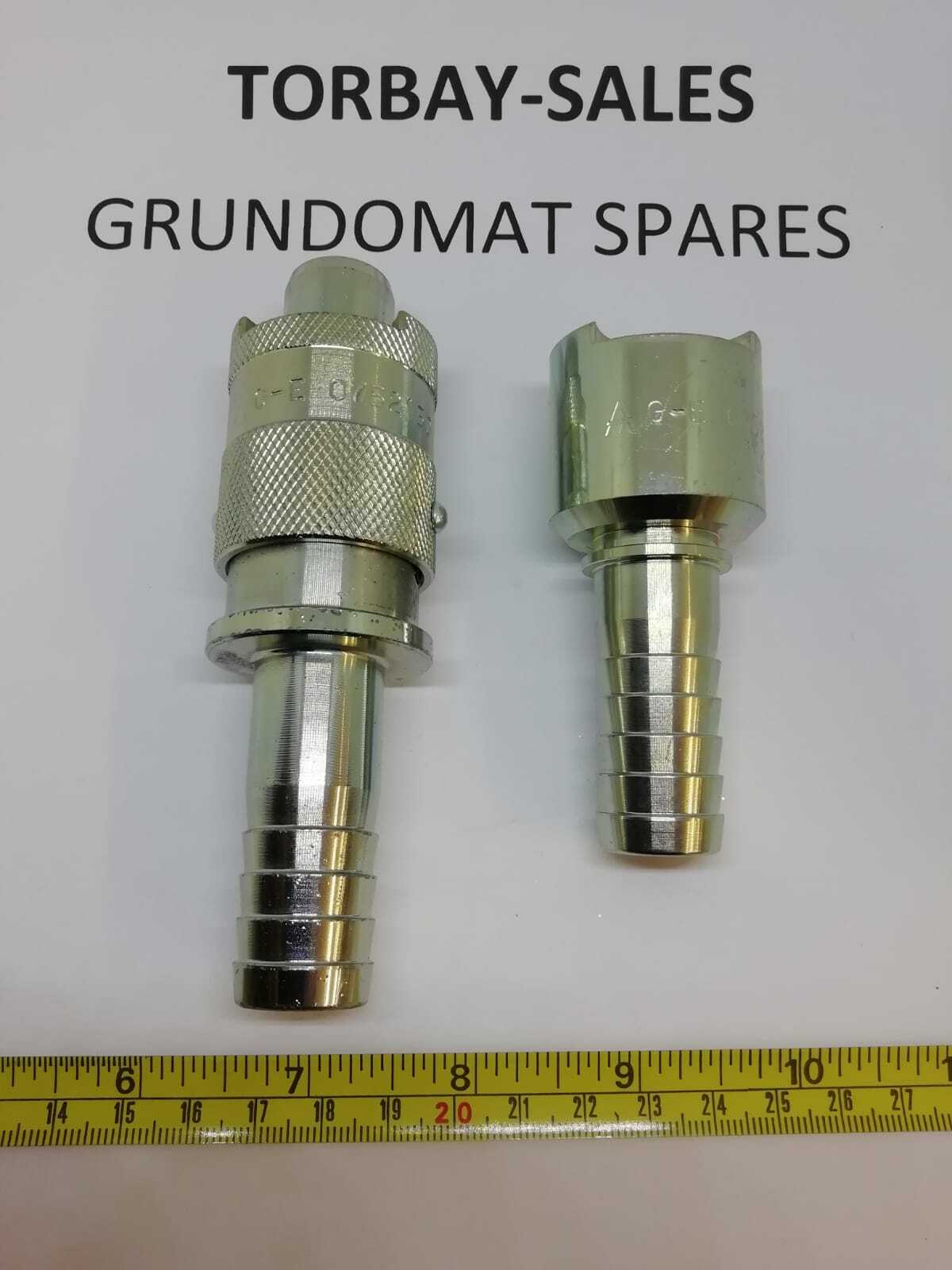 Grundomat Impact Mole 65mm 75mm 85mm COUPLINGS MALE FEMALE PARTS SPARE ...