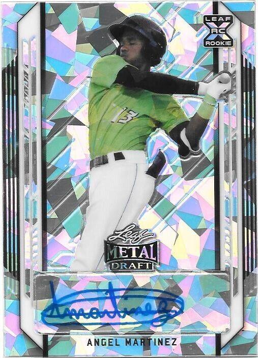2021 Leaf Metal Draft - Angel Martinez #BA-AM1 Silver Crystals (AU, RC ...