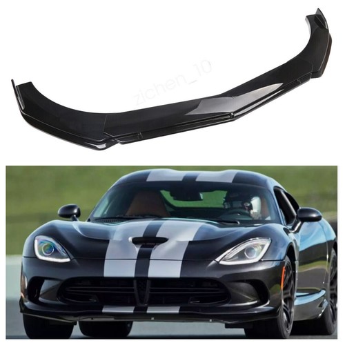 Black Front Bumper Lips Spoiler Splitter Body Kit For Dodge Viper 01-17 ...