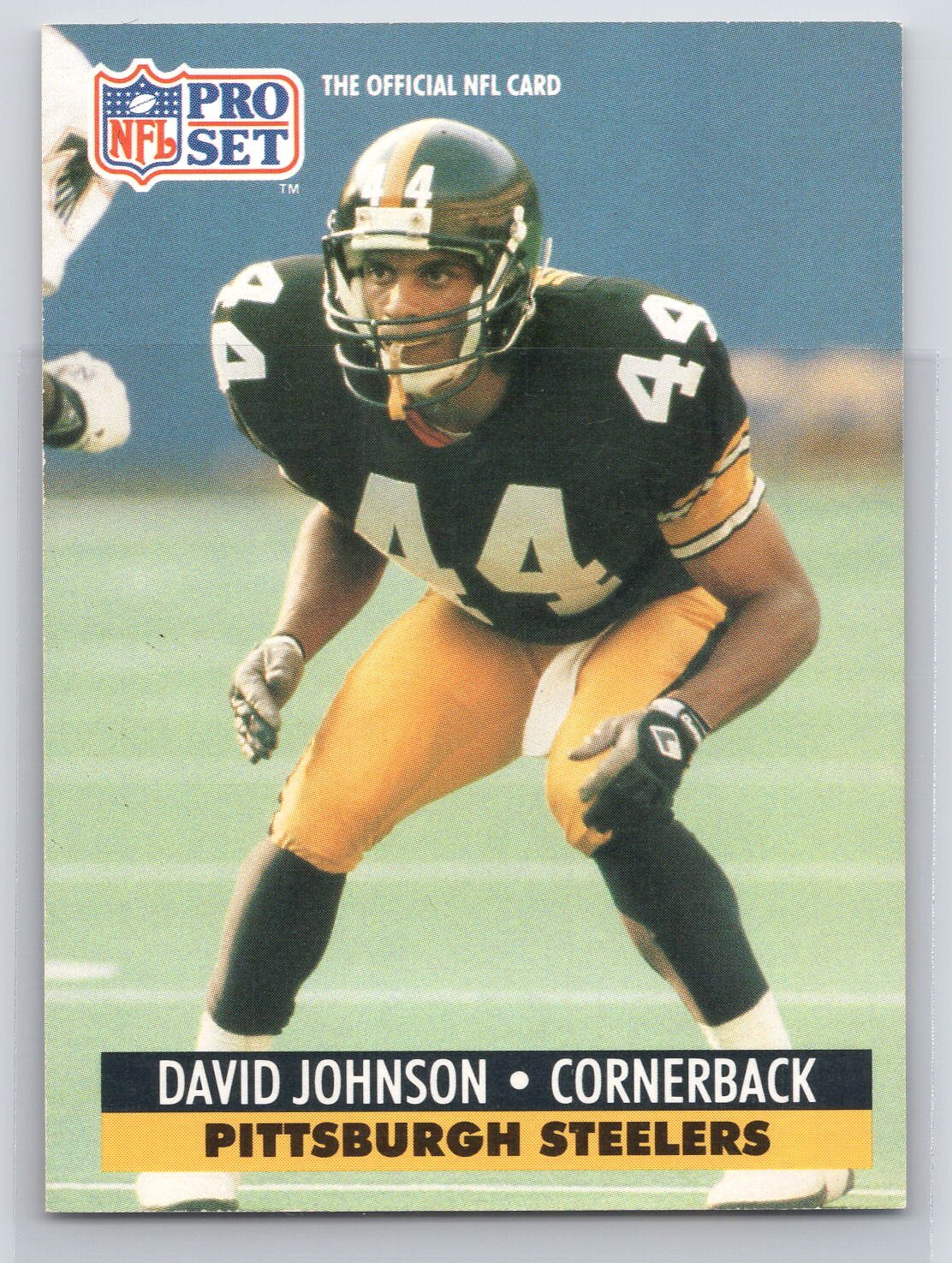 1991 Pro Set #276 David Johnson Rookie RC Steelers - NmMt or better | eBay