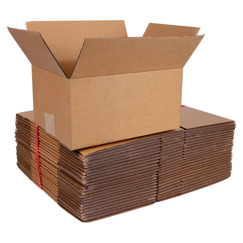1-100 8x6x4 Corrugated Cardboard Packing Shipping Mailing Moving Carton ...