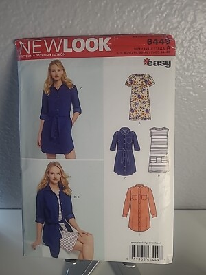 New Look #6449 Misses Pattern Dress Easy Series Sizes 8-20 Length ...