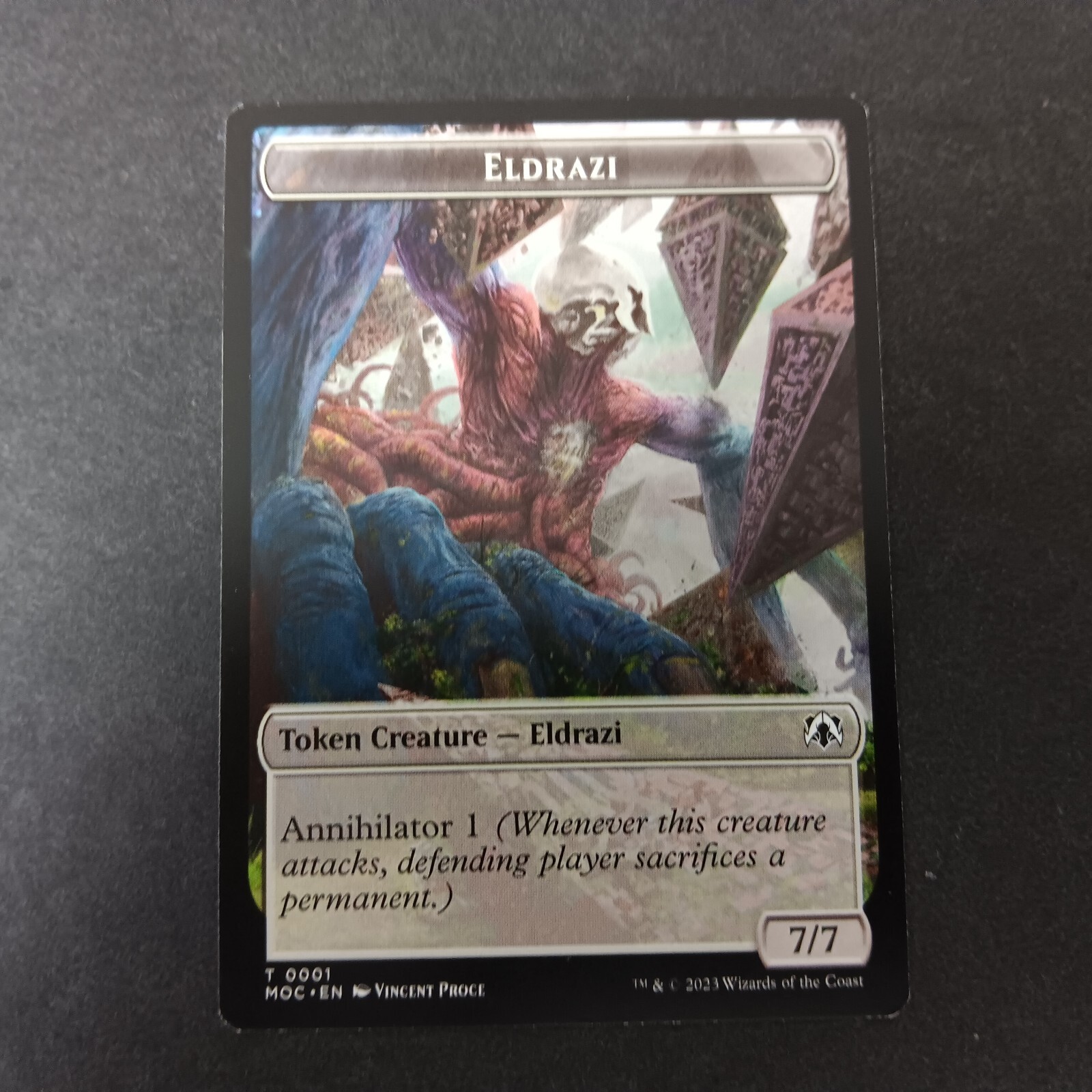 Goblin // Eldrazi Double-sided Token Commander: March of the Machine ...