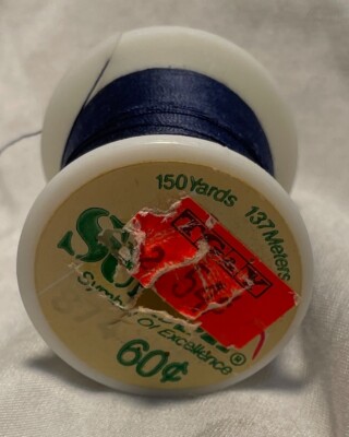 Vintage Navy Blue Suisse Sewing Thread | eBay
