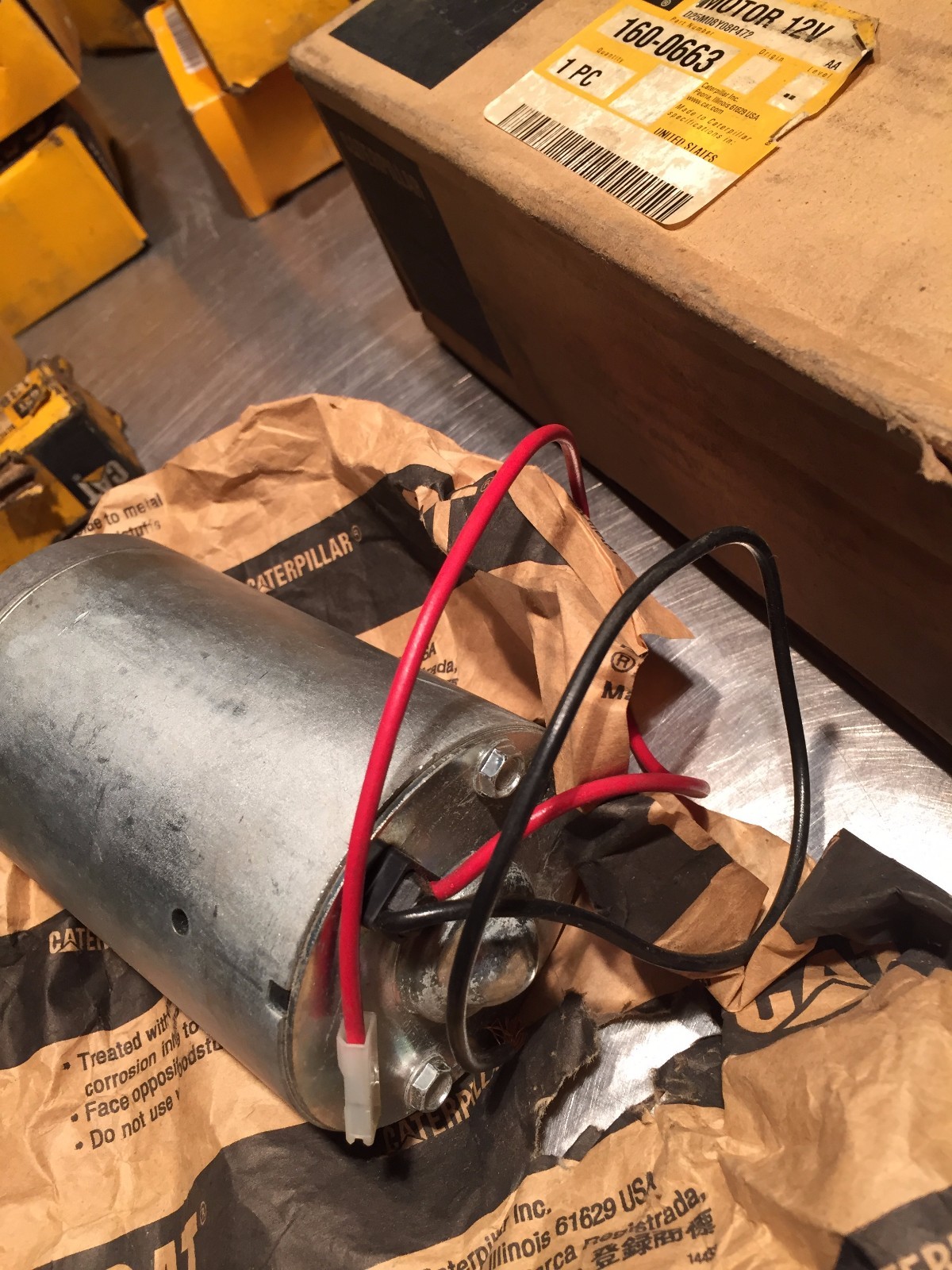160-0663 CAT Electric Motor Caterpillar 1600663 12V | eBay