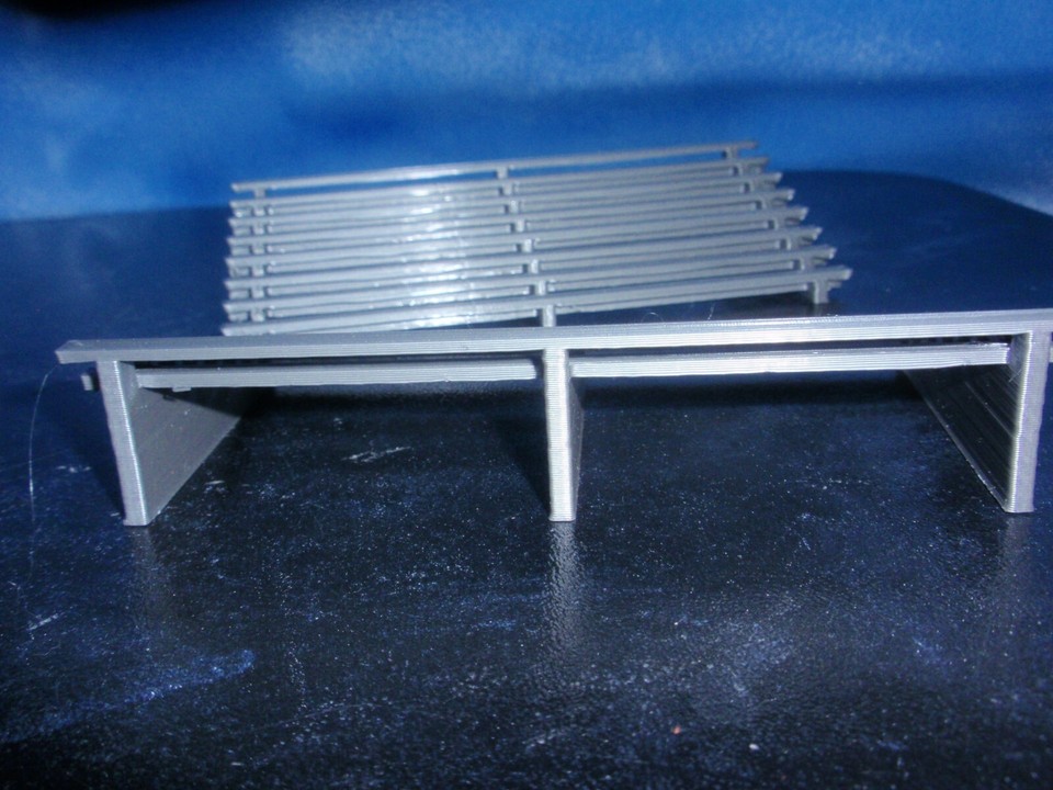 HO Scale Straight Bleachers 2 Pack - Custom colors - Type #3 | eBay