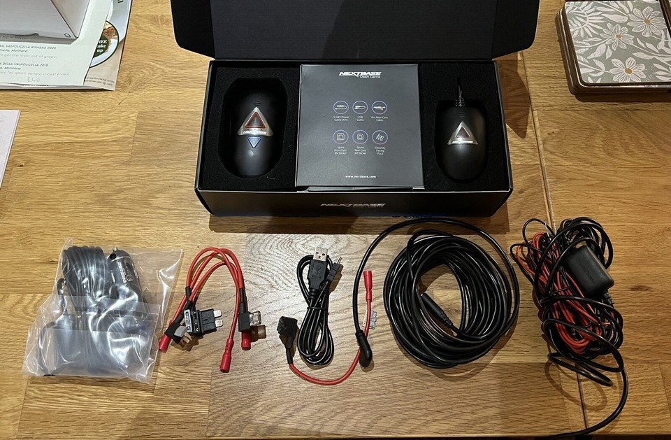 NEXTBASE 380GWX Front and Rear Dash Cam - Black 5060384257815 | eBay