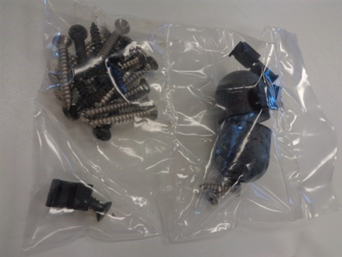 WINDSHIELD INSTALLATION KIT WITH 8 1/4" SUPPORT ARMS AND HARDWARE ...