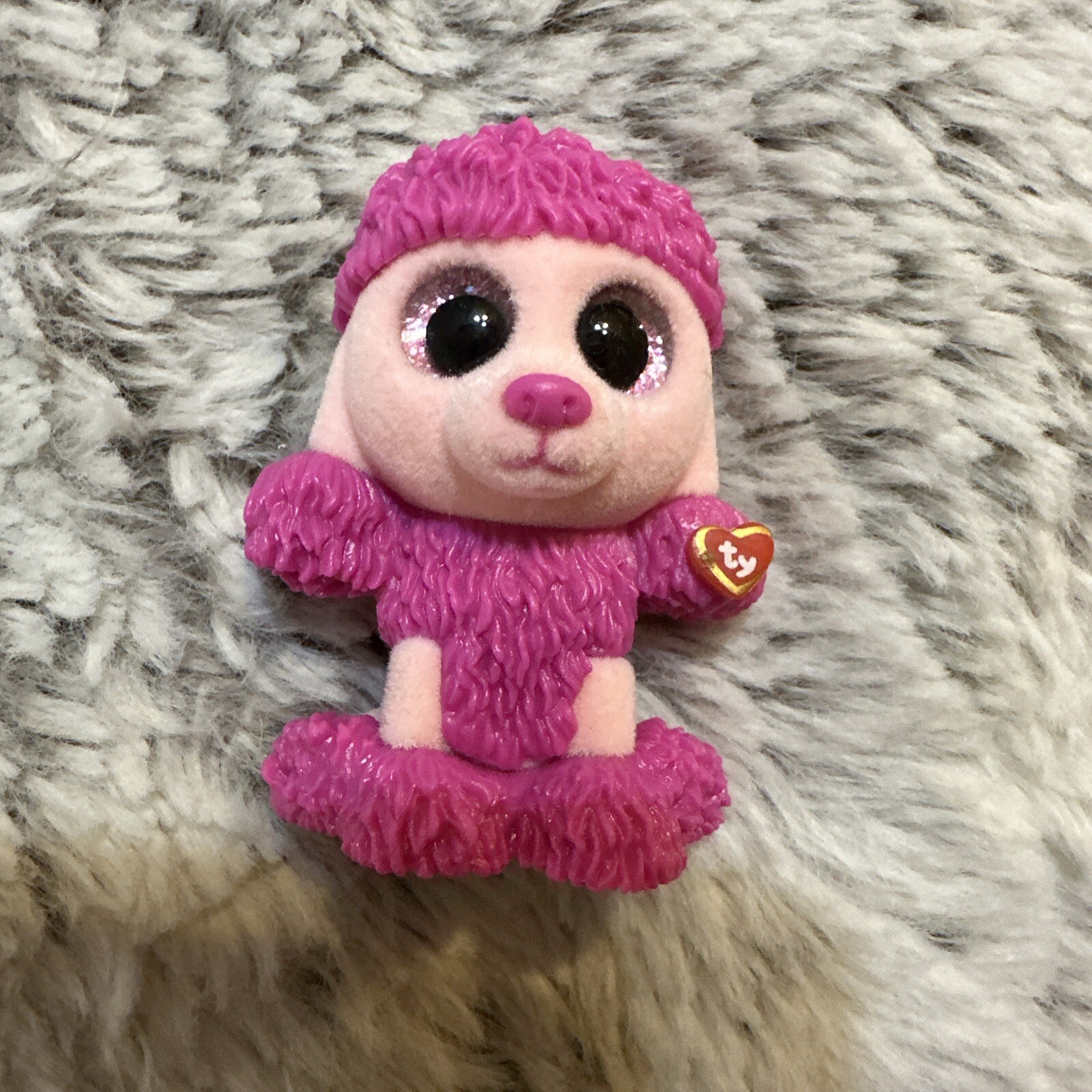 TY Beanie Boos Mini Boo PATSY the Pink Poodle Dog Series 3 Collectible ...