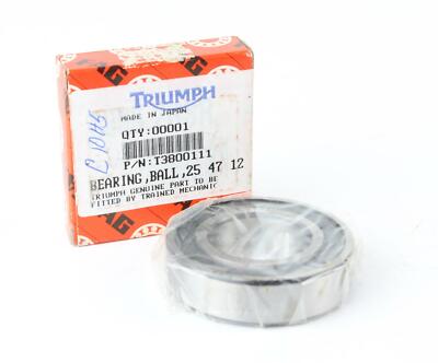 Fag Triumph Speedmaster Ball Bearing 25 47 12 T3800111 2688 | eBay