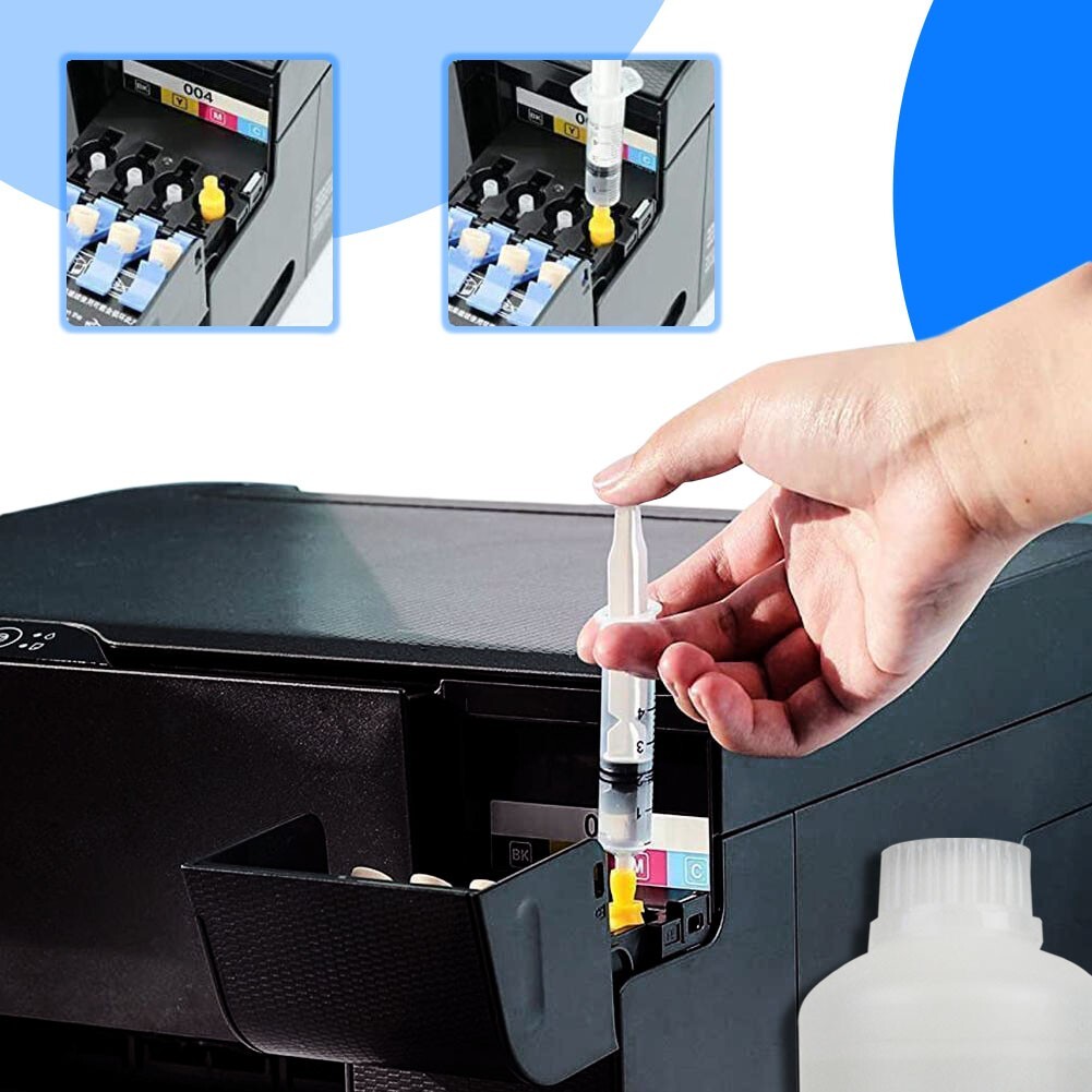 1000ml Inktec Printhead Cleaning Solution Compatible w/ Inkjet Printers ...