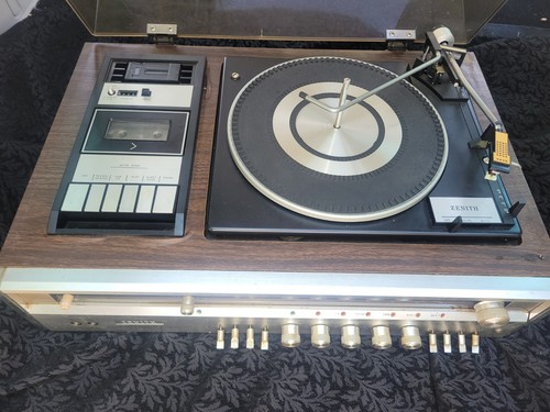 RARE Vintage Zenith Integrated Stereo System IS4070 Phonograph Cassette ...