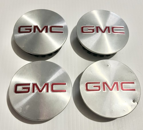 OEM Set Of 4 GMC Silver Center Wheel Caps 9595010 | eBay
