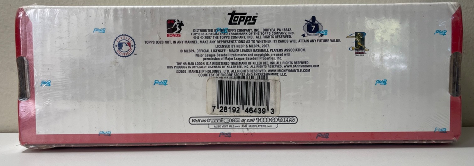 2007 Topps Baseball Complete Set TARGET Exclusive (Sticker Removed ...
