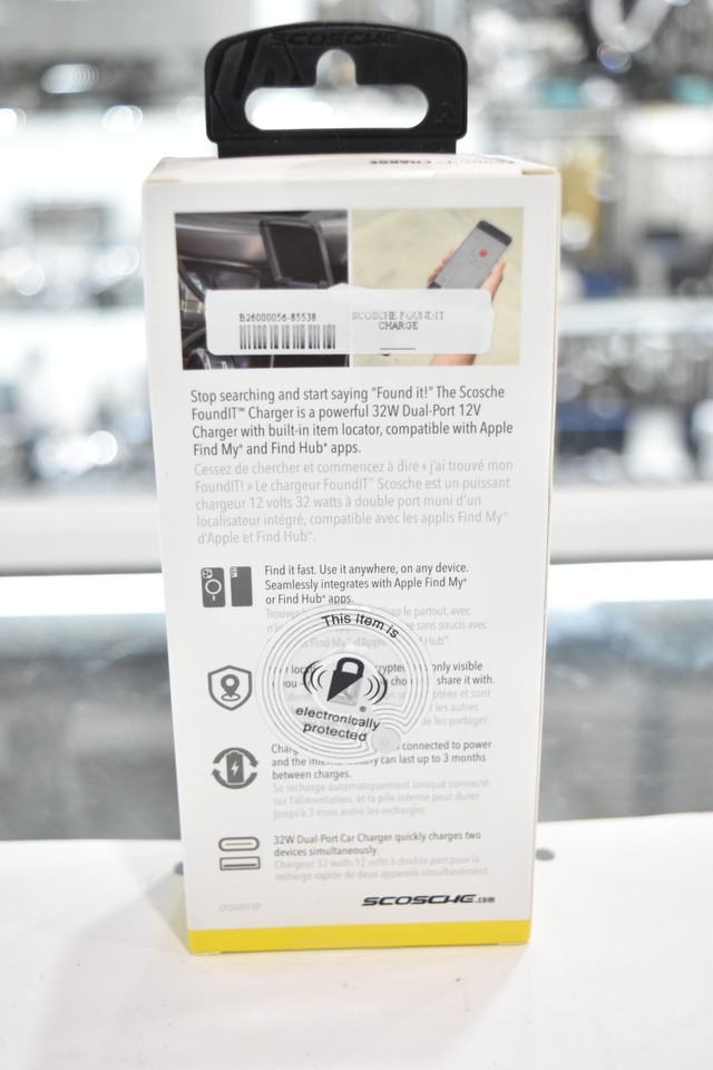 Scosche FoundIT Charge 32W USB Charger and Item Locator - Damaged Box ...