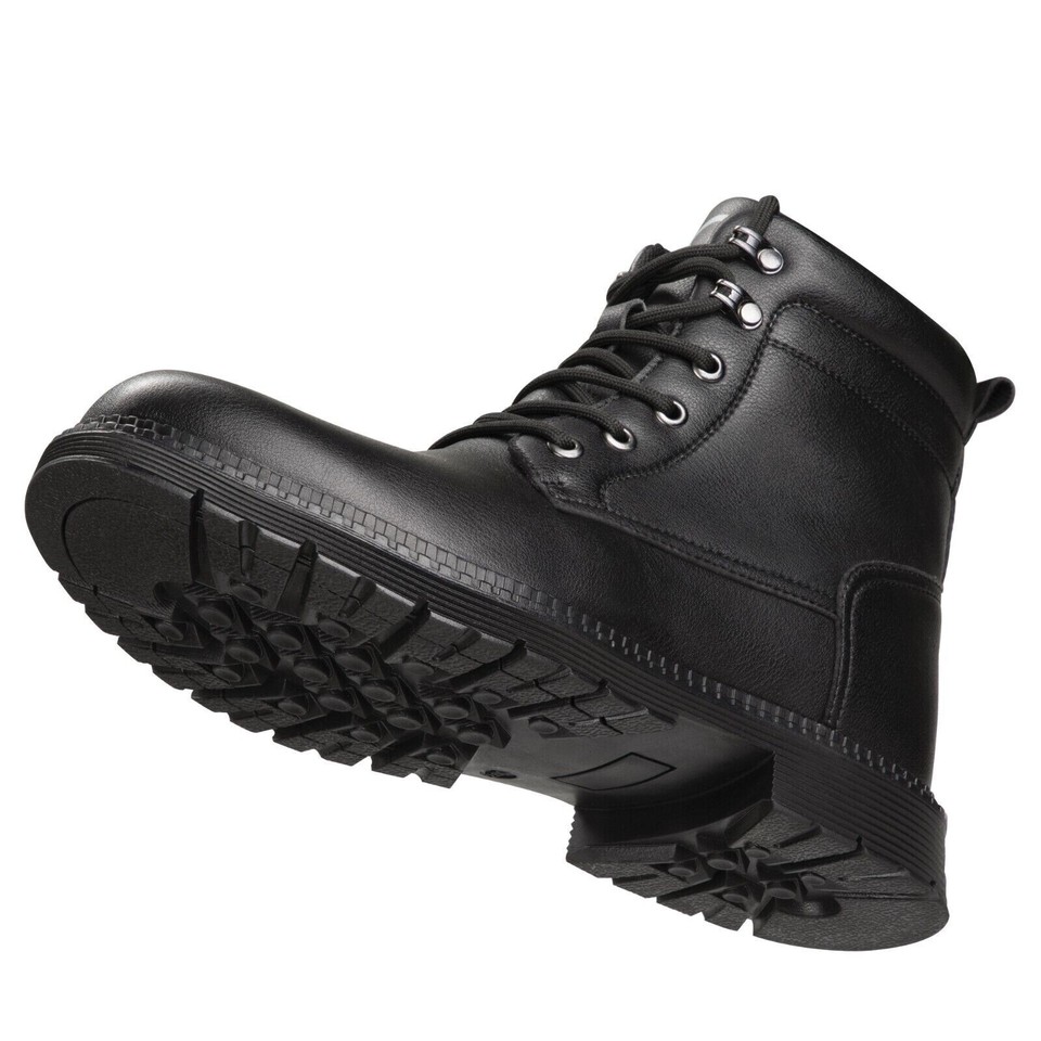 Mens Safety Work Boots Shoes Leather Steel Toe Cap & Midsole Size 7-12 ...