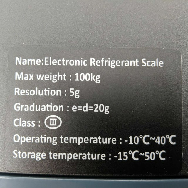 Javac Pro Charge 3 Digital Refrigerant Scales, 100kg (C12626) for sale ...