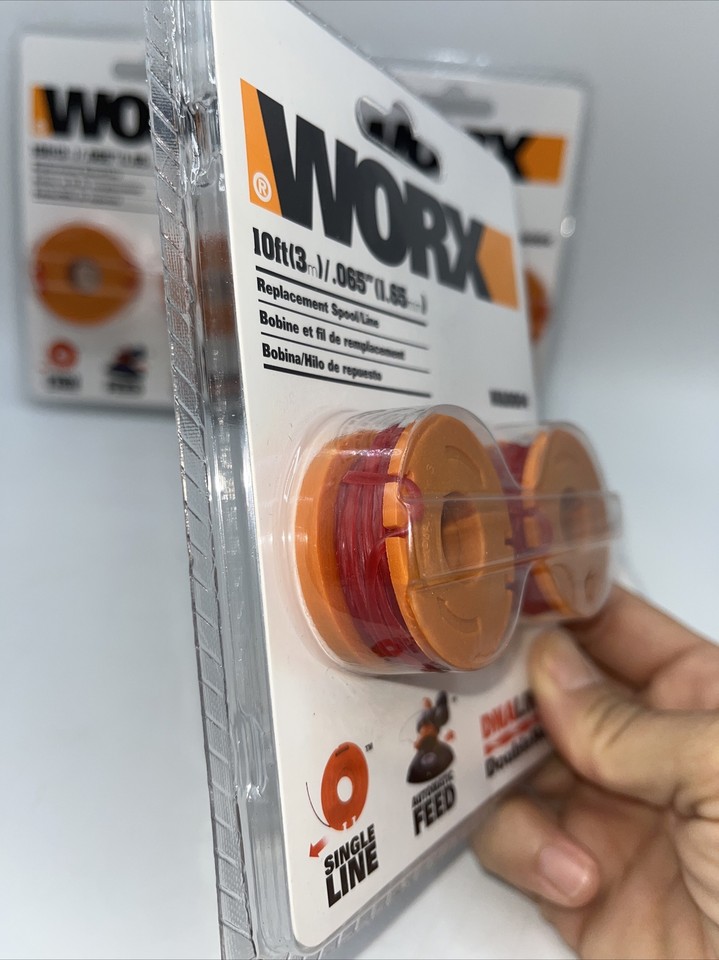 WORX WA0004 Replacement Spools - Pack of 2 - set of 4 New in Package ...