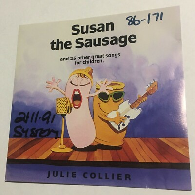 JULIE COLLIER Susan The Sausage CD 1991 children's songs ABC For Kids ...