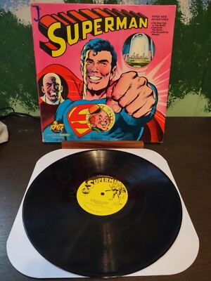 Superman 3 New Adventures - Power Records - 1975 Vinyl LP | eBay