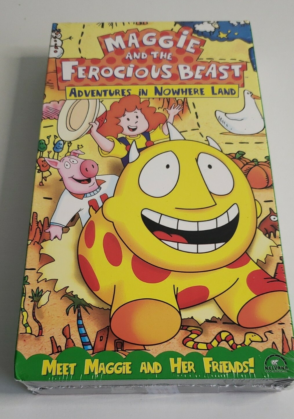 Maggie And The Ferocious Beast Adventures In Nowhere Land Vhs