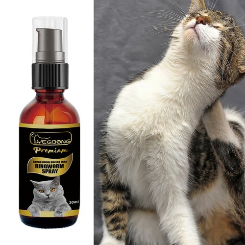30ml Ringworm Spray Improving Immunity Anti-itch Pet Cat Paw Moss Care ...