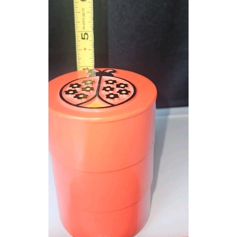 RARE Vintage Springbok 70s Red Ladybug desk topper. Stacking Sorter ...