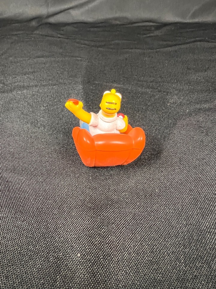 The Simpsons Burger King 2000 Homer Vintage in Chair with Donut Toy ...