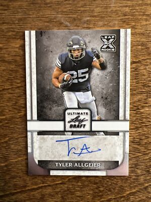 2022 Leaf Ultimate Draft XRC Rookies Tyler Allgeier Rookie Auto Falcons ...