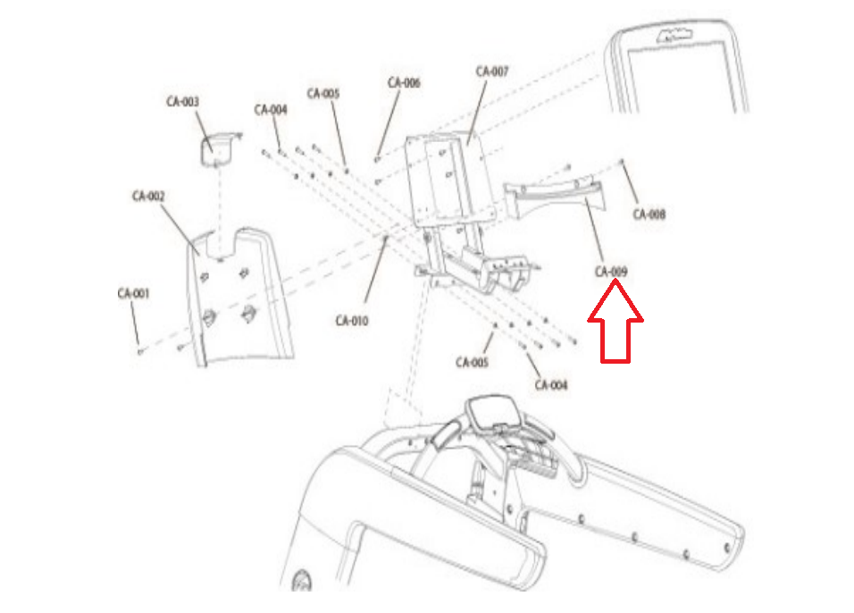 Life Fitness Treadmill Neck Console Cover Spacer 0K65-01188-2400 | eBay