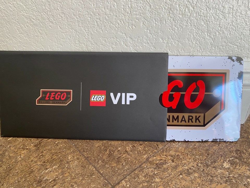 LEGO 5007016 Vintage 1950'S RETRO TIN Sign (VIP Exclusive) New Rare ...