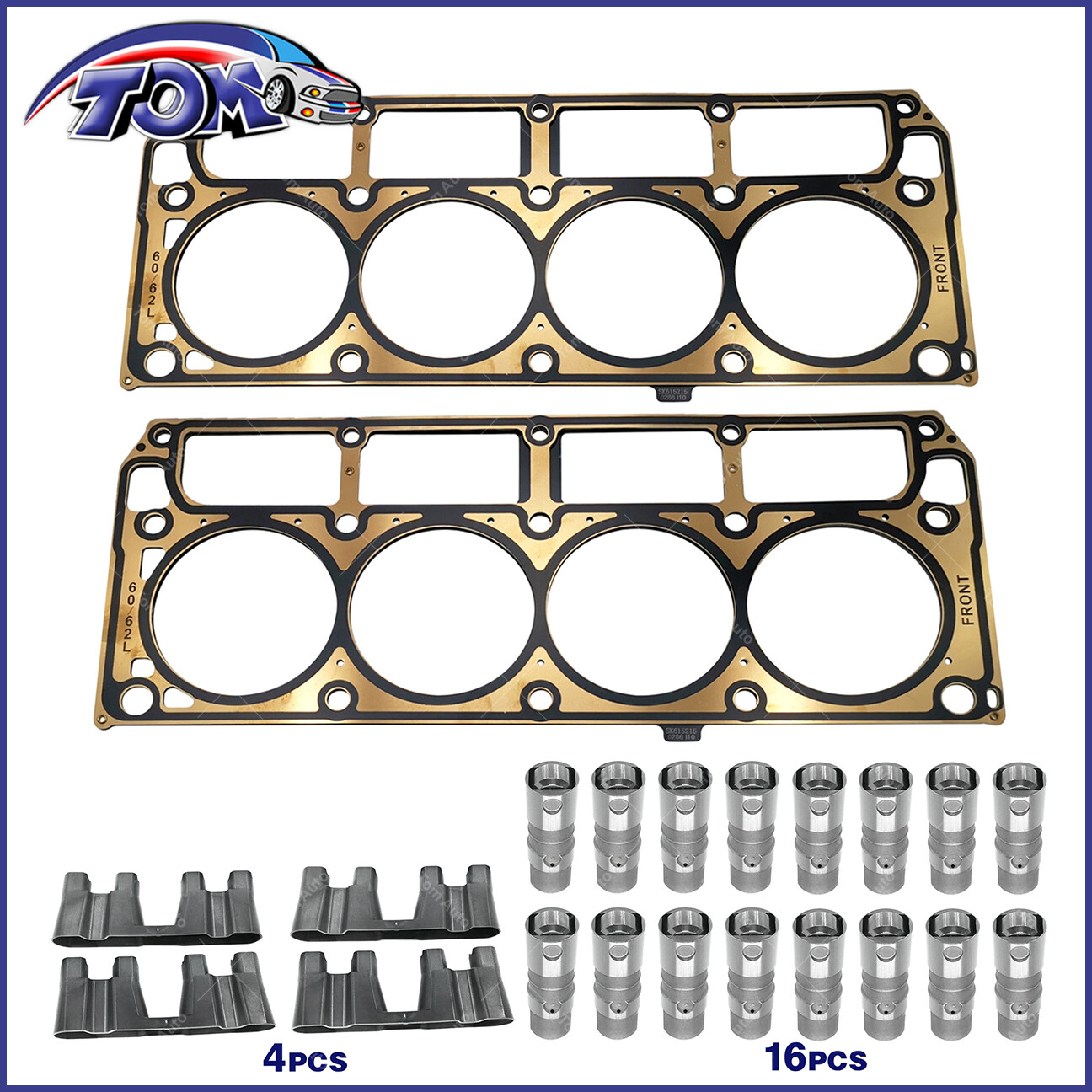 New LS9 MLS Cylinder Head Gaskets & LS7 Lifters and Trays kit-5.3/5.7/6 ...