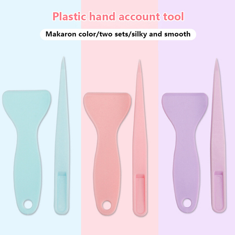 1Set Cute Tweezers Scrapbook Sticker Hand Account Tools Plastic ...